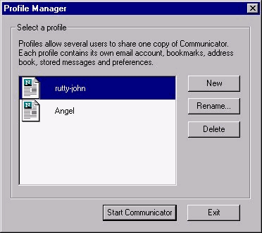 Special Netscape Communicator help: