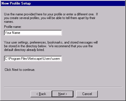 Special Netscape Communicator help: