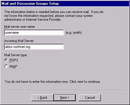 Special Netscape Communicator help: